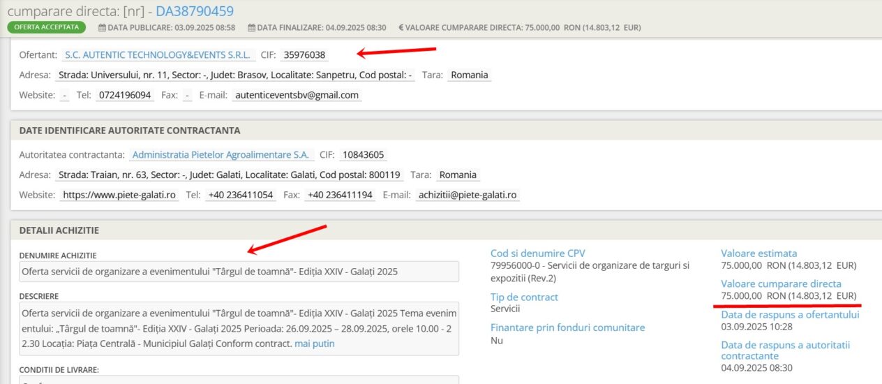 A început Târgul de Toamnă din Galați 2025, acolo unde prețurile urcă ...